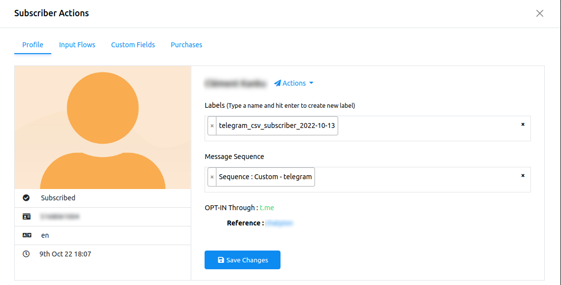 ChatBasha | Documentation - Subscriber Manager